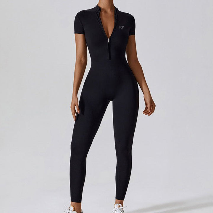 Scuba Zip Jumpsuit – Compression One-Piece with Front Zipper – Rockstar ...